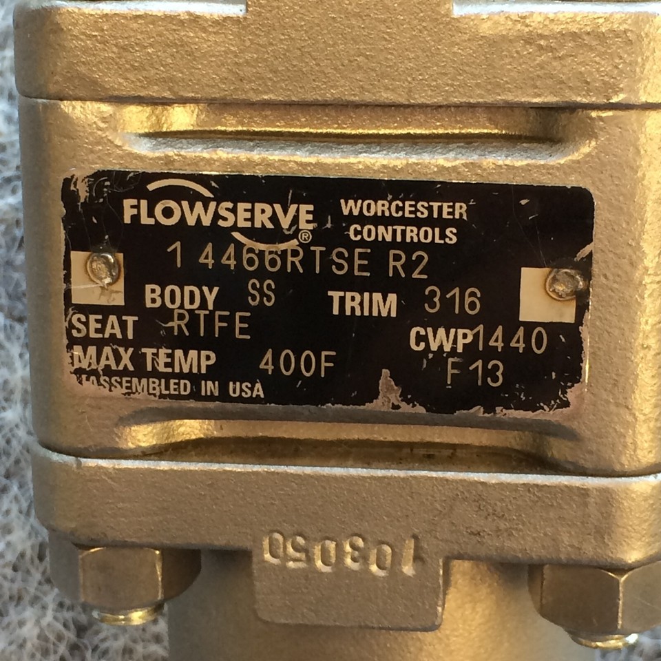 FLOWSERVE/WORCESTER A351 CF8M BALL VALVE 11/4 4466TSE R2 Stainless ...