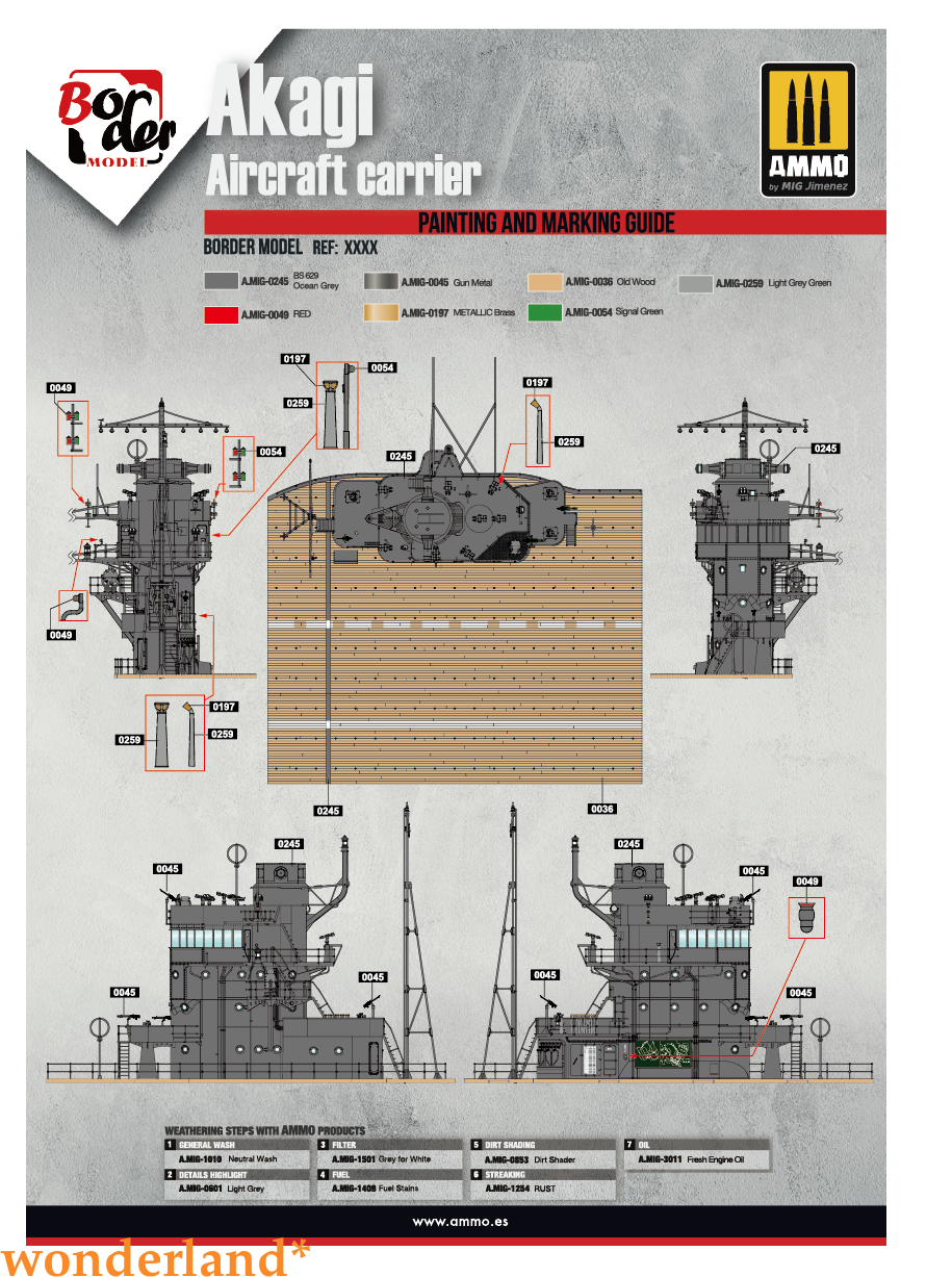 Border BS-002 1/35 IJN Akagi Bridge w/Flight Deck (Plastic model) | eBay