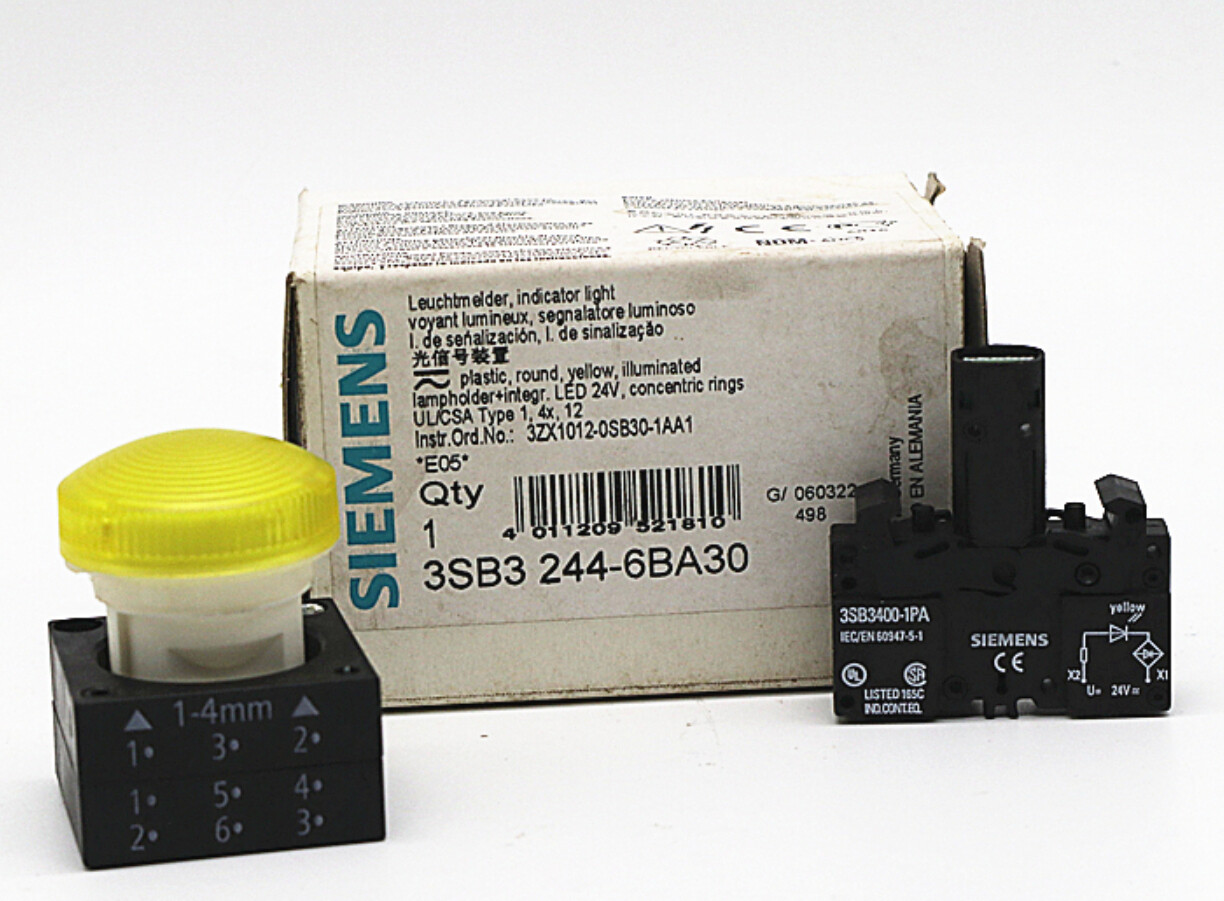 1pcs SIEMENS Panel Indicators Signal Lights 3SB3244-6BA30 | eBay