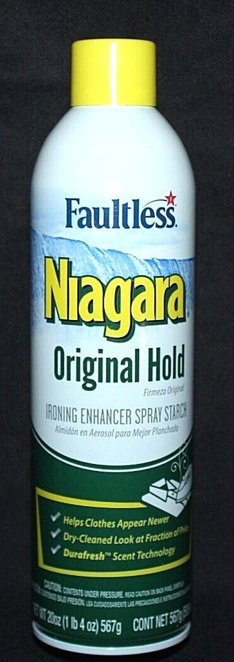 Faultless Niagara Ironing Enhancer Spray Starch - Heavy Hold or ...