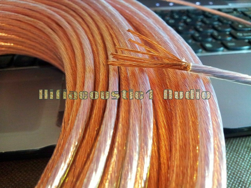 high purity 8N OCC Copper Wire diy Audio Speaker Power Cable | eBay