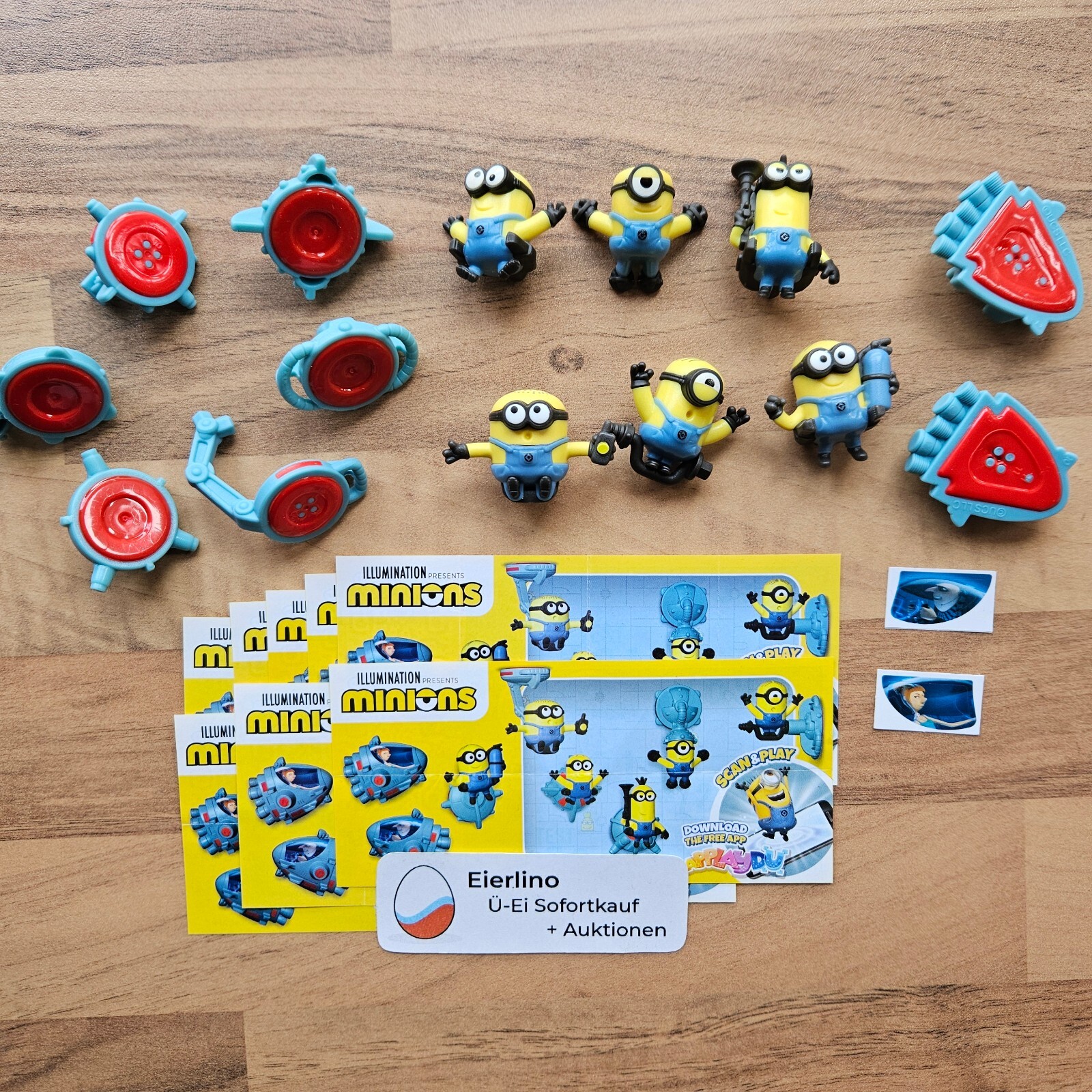 NEW DESCIPABLE ME 4 (Minions in Space) Kinder Joy complete set ...