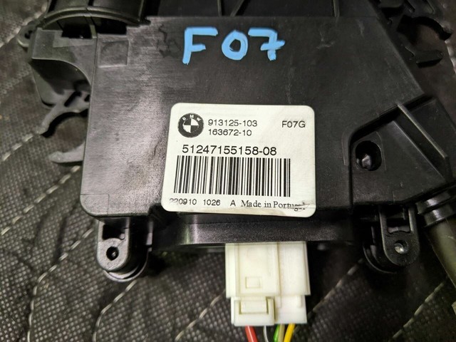 2012 BMW 550i GT F07 Rear Trunk Driver Lid Servo Lock 51247155158 for ...