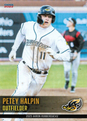 2023 Akron RubberDucks Petey Halpin Cleveland Guardians | eBay