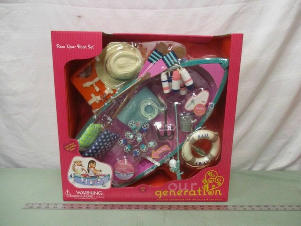 Our Generation Row Fishing Boat 18 Inch Dolls - for sale online | eBay