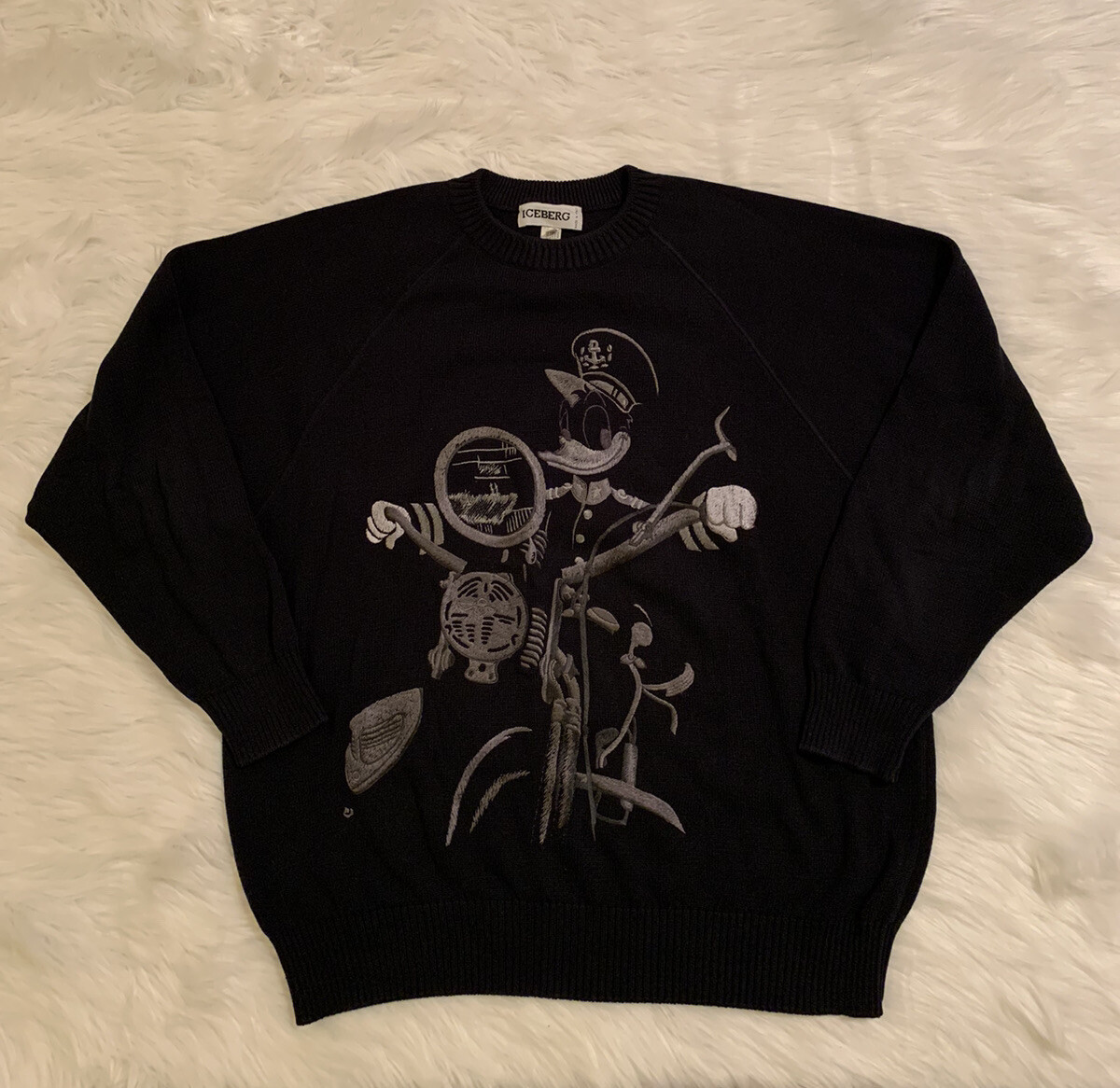 Iceberg History Disney 1992 Donald Duck Motorcycle Sw… - Gem