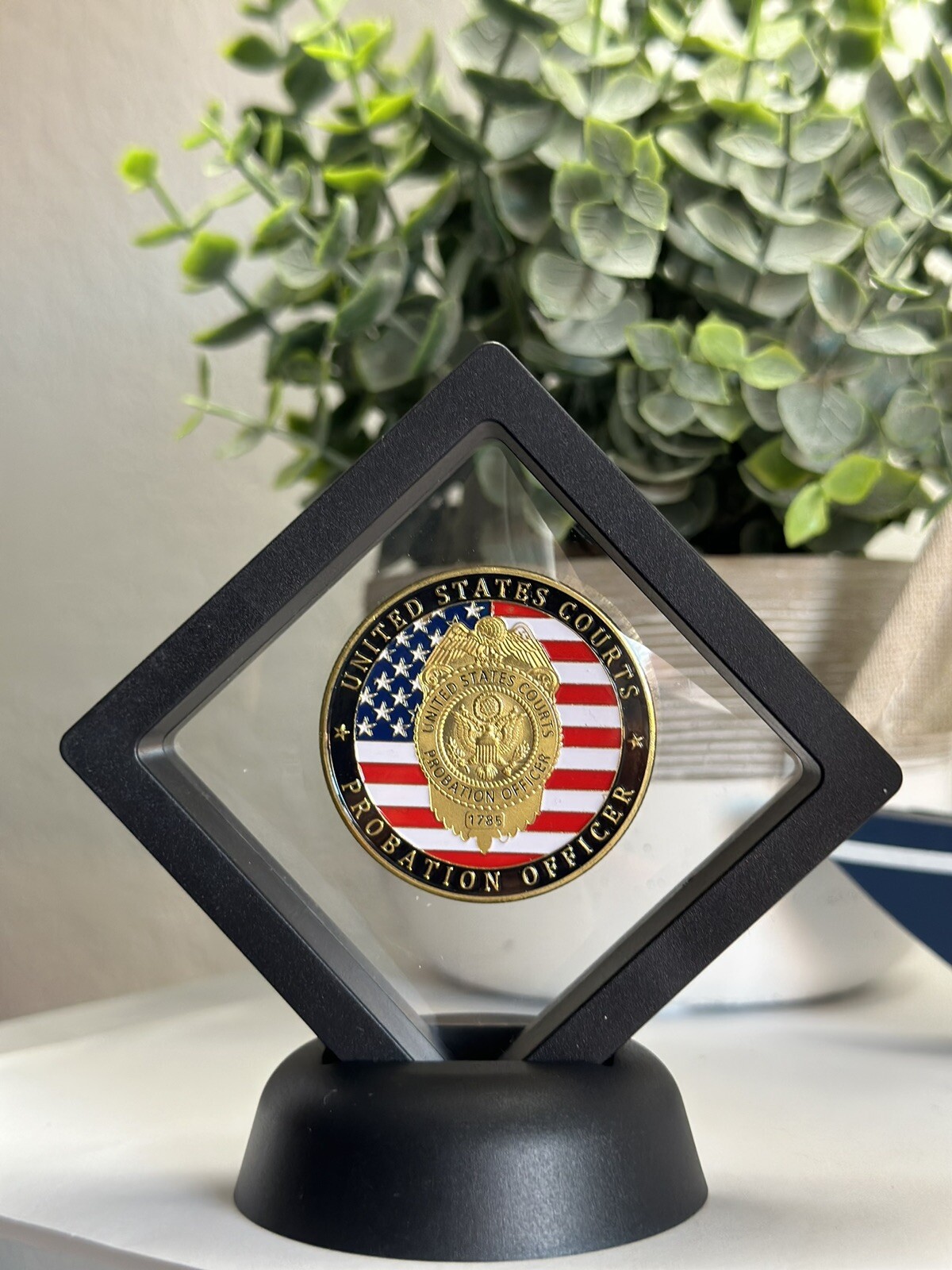 United States PROBATION OFFICER US Courts System Challenge Coin W ...