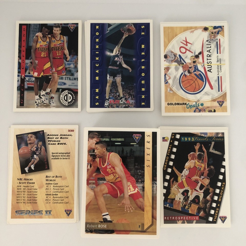 1994 Australia Basketball Card Futera NBL Trading Cards Series 2 Base ...