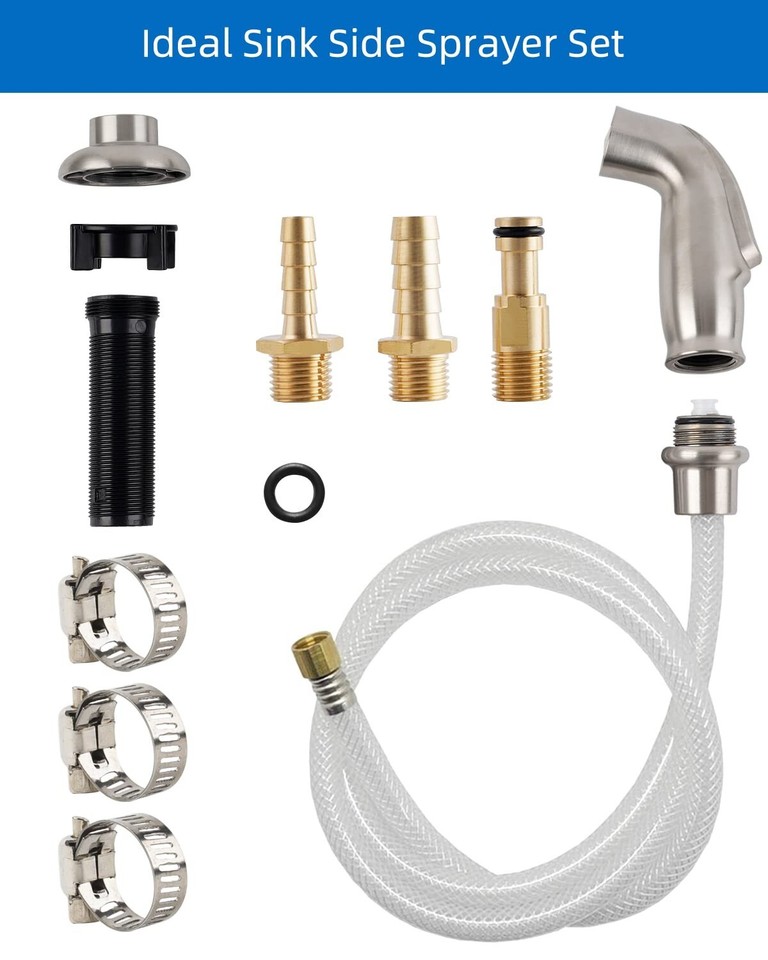 Kitchen Sink Side Sprayer with Quick Side Connector Compatible Moen ...