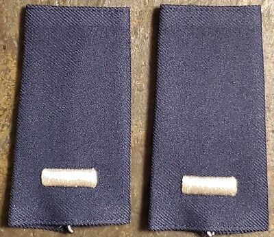1 Pair (2pc) of USAF Air Force 1st LT Rank Large Epaulets *Never Worn ...