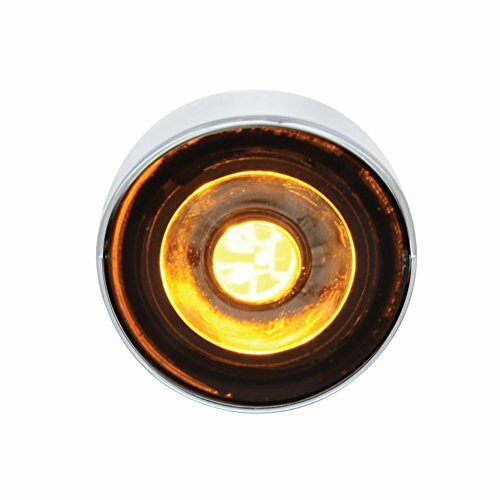 3 LED 1-in Dual Function Auxiliary/Utility Light w/ Visor - Amber LED ...