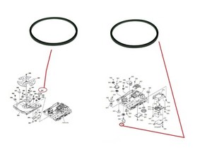 CD Belt Kit (1x Door Loading Belt + 1x Rotary Belt) For Sony COMPACT ...