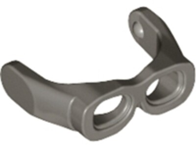 Lego 30170 x2 Dark Bluish Gray Visor Goggles Lunette City Indiana MOC ...