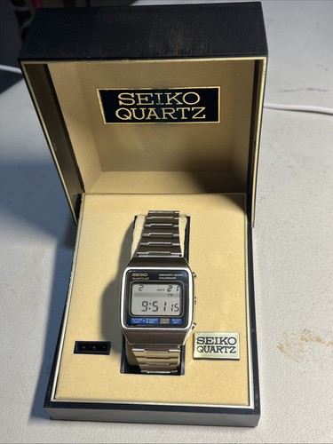 Vintage Seiko M354-5019 Lcd Mens James Bond “Moonraker” Watch ...