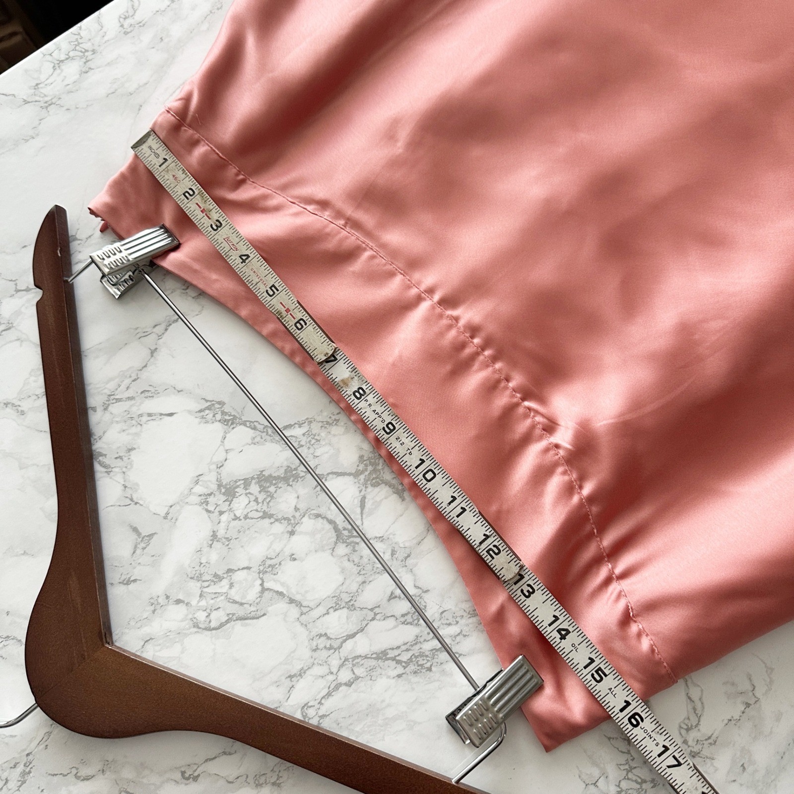 By Anthropologie Silky Satin Tiered Midi Skirt women's size 12 NEW ...