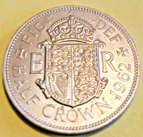 1962 Queen Elizabeth II Half Crown Great Britain Coin - Own Your ...
