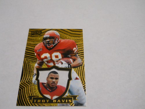 TROY DAVIS ROOKIE CARD NEW ORLEANS SAINTS 1997 PACIFIC INVINCIBLE | eBay