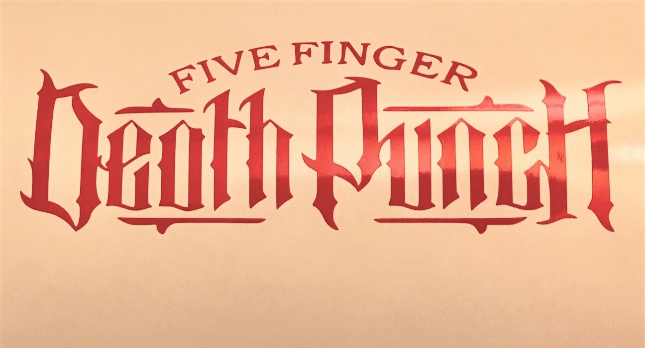 V3 Five Finger Death Punch 5fdp Brass Knuckles Decal Window Skate Board ...