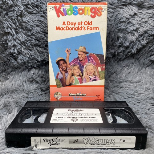 Kidsongs A Day at Old MacDonald's Farm VHS 1985 View Master Video Music ...