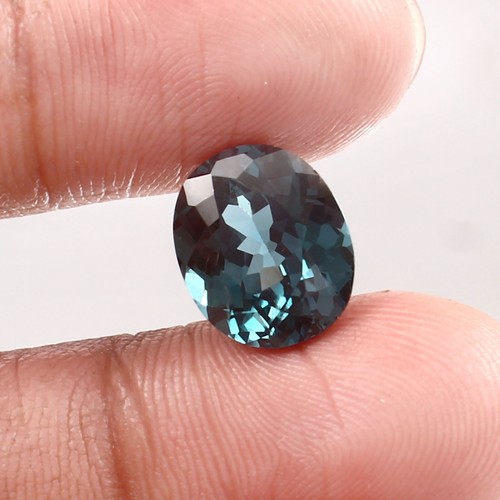 Sottile Ravishing 10x8 MM Naturale Blu Verde Brazilian Tormalina Ovale ...