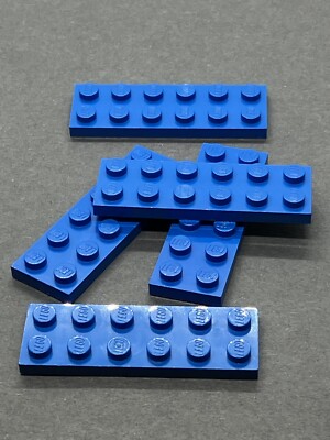 LEGO 2x6 Plate Part 3795 (5pcs) - Blue Vintage | eBay