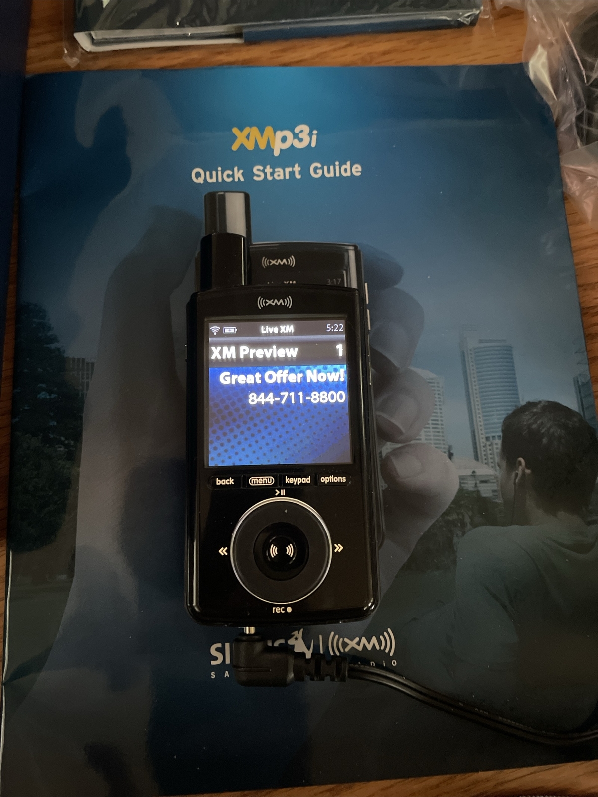 Sirius XM Personal Portable Satellite Radio XMp3i Home Kit Works ...
