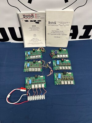 Digitrax Quad Stationary Decoder For DCC (Lot Of 6) DS54 (T) | eBay