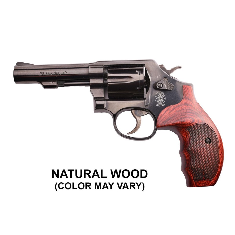Altamont S&W K and L Round Combat Fingergroove Revolver Grip - Real ...