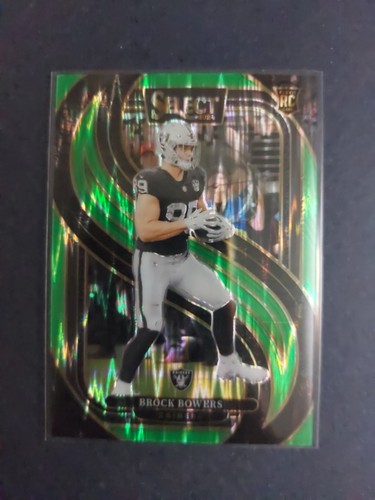 2024 Select Brock Bowers Concourse Level - Green Shock Prizm /499 ...