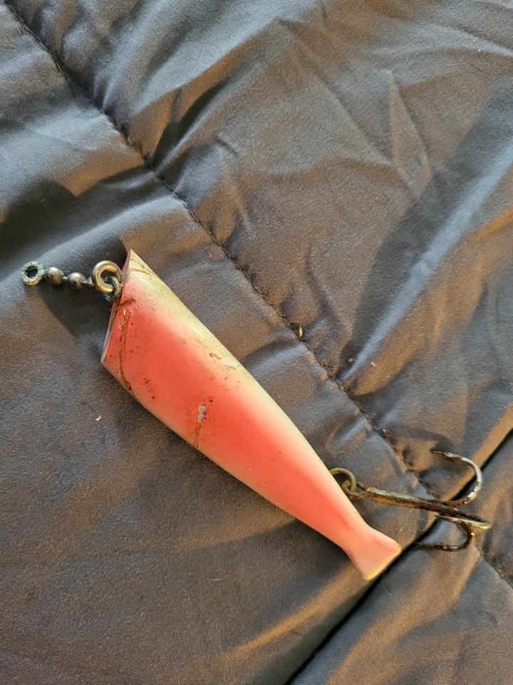 Rare Vintage LES DAVIS 4 Pearl/White Cutplug 3-3/4" Lure | eBay