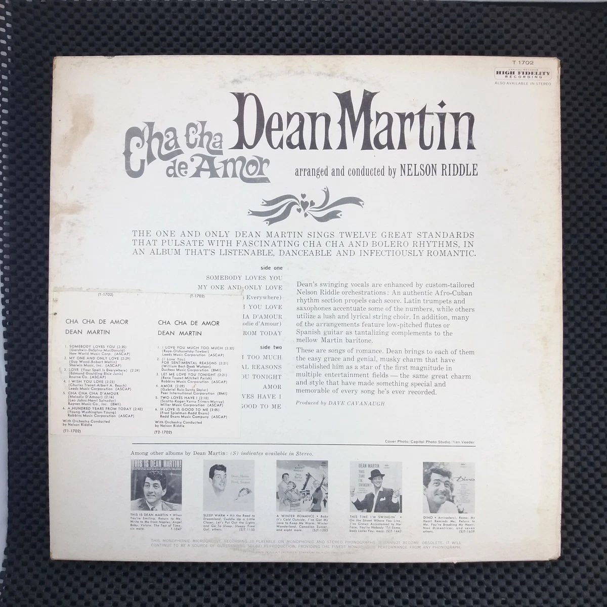 Dean Martin Cha Cha De Amor