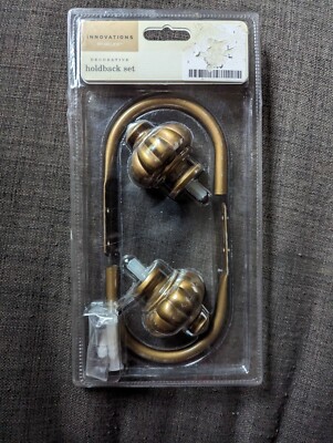 New Innovations by Meijer Decorative Holdback Set; Emerson finial | eBay