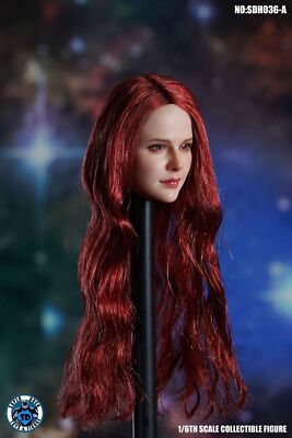 1/6 Female Head Sculpt For 12" TBLeague Phicen worldbox Hot Toys Figure ...