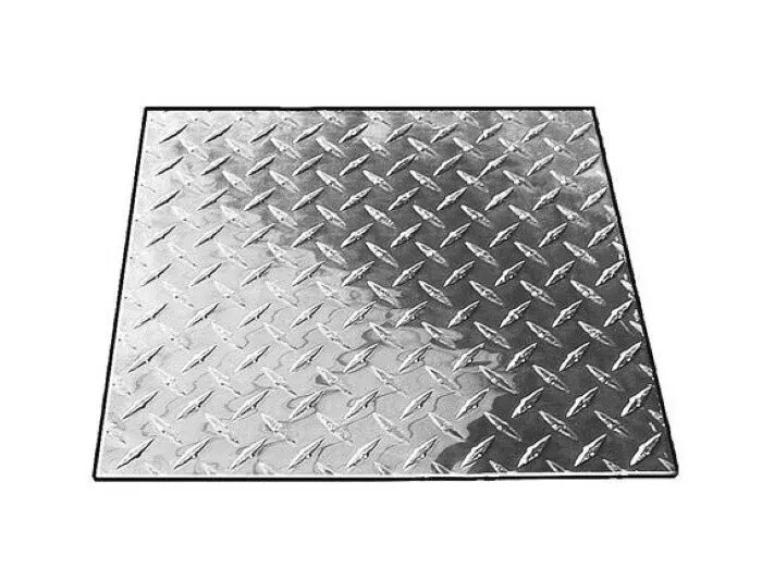 1/8" Diamond Plate 12" x 12" Square Sheet Hot Rolled Steel Tread ...