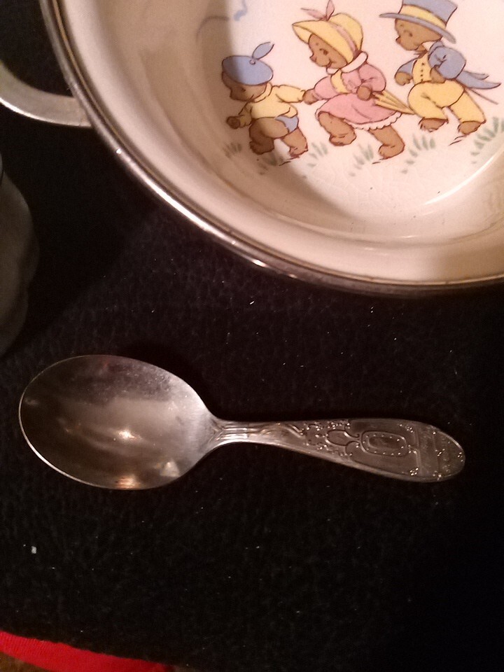 Vintage Baby Lot Exello Food Warmer,Raddle, Spoon, Vase, Music Heritage ...