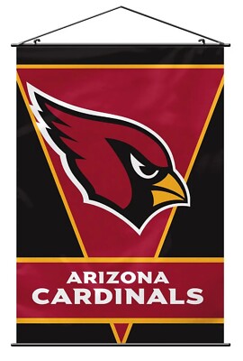 Arizona Cardinals NFL 28 x 40 Wall Banner Vertical Flag Hanging Poles ...
