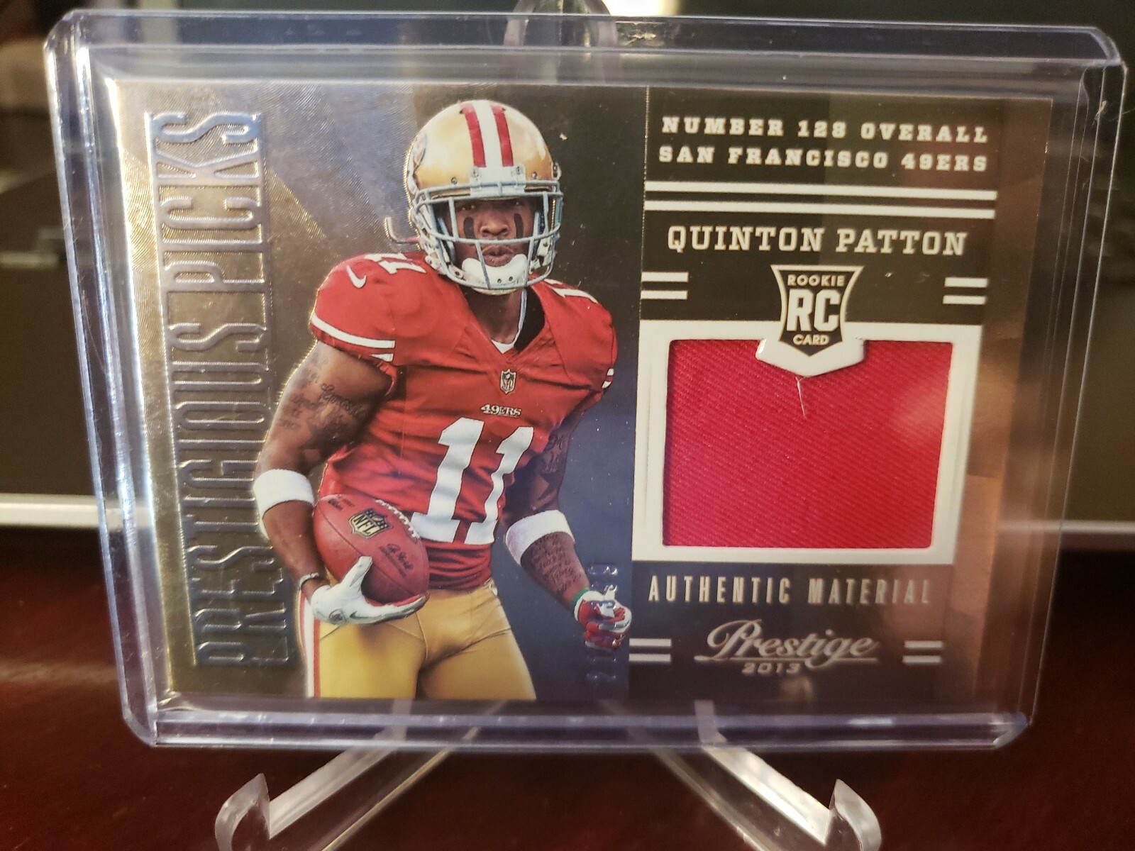 2013 Prestige Prestigious Picks Gold Materials #219/399 Quinton Patton ...