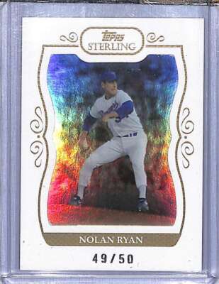 2008 Topps Sterling #197 Nolan Ryan Framed White #/50 Baseball Card | eBay