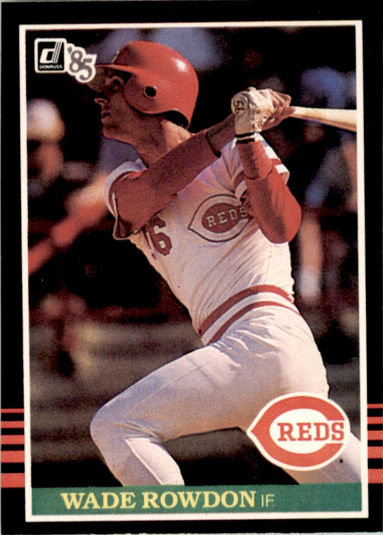 1985 Donruss Wade Rowdon Rookie . Cincinnati Reds #642 | eBay