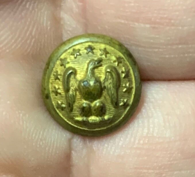 Confederate Army Officer Rare Civil War Cuff Button | eBay