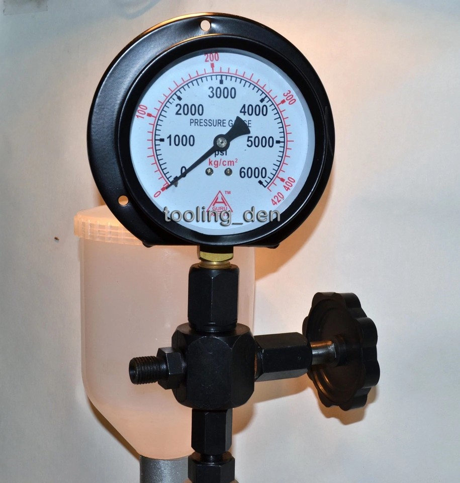 Diesel Injector Nozzle Tester - Pop Pressure Tester, Dual Scale BAR ...