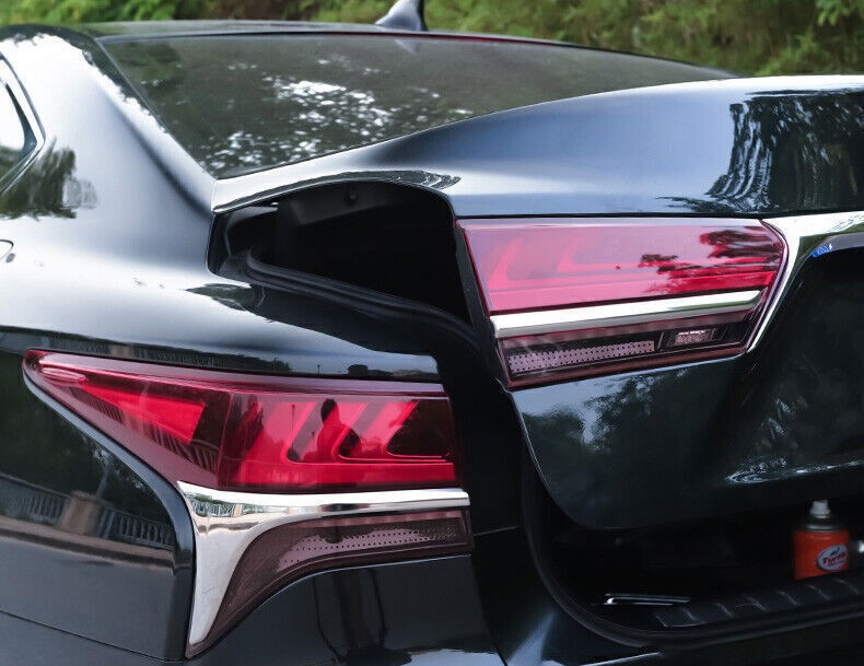 For Lexus LS500 2018-2024 Chrome Rear Tail Light Lamp Cover Trim ...
