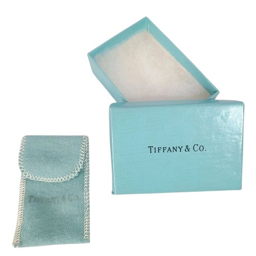 Vintage Tiffany & Co. Empty Packaging Blue Jewelry Gift Box Pouch Set ...