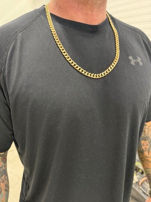 9ct Gold Tight Heavy Curb 28 Inch Chain | eBay UK