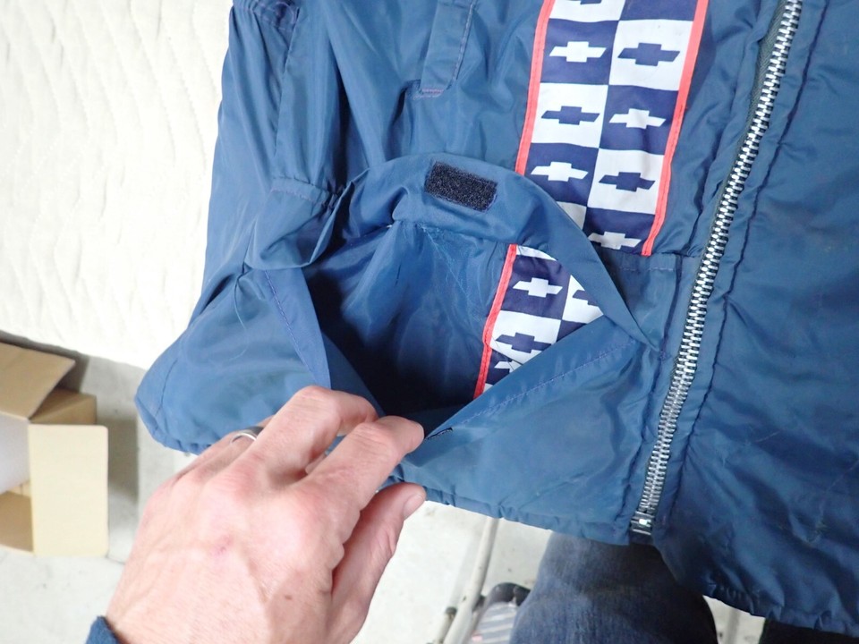 60's-70's Vintage Chevrolet Bowtie Racing Jacket GM Large Size Chevy ...