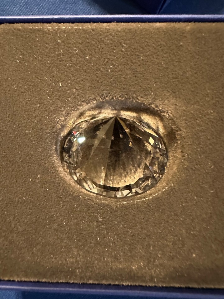 Swarovski 1096758 Crystal Chaton Diamond Shape Figurine Paperweight ...