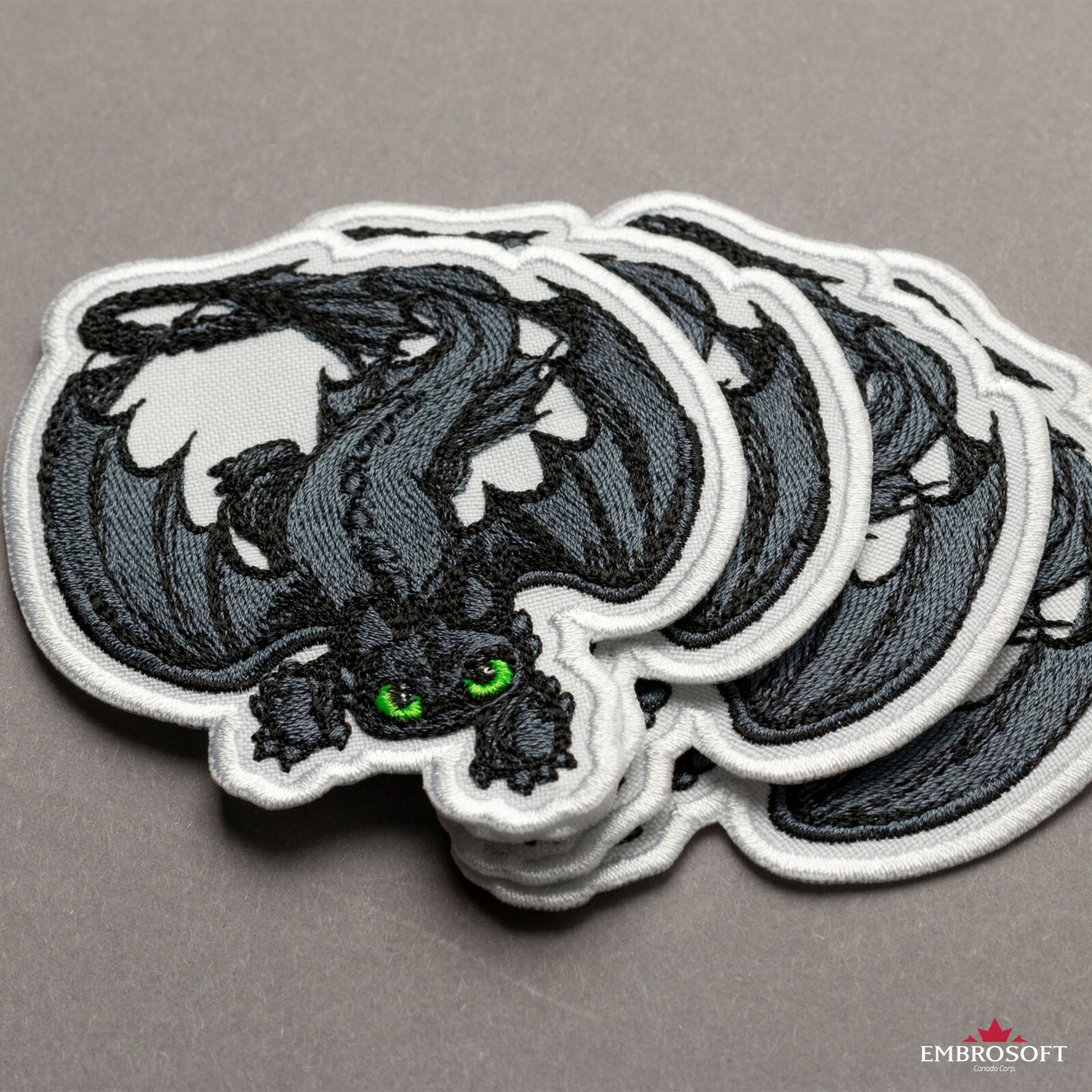 How to Train Your Dragon Crawling Toothless Character Embroidered Patch ...