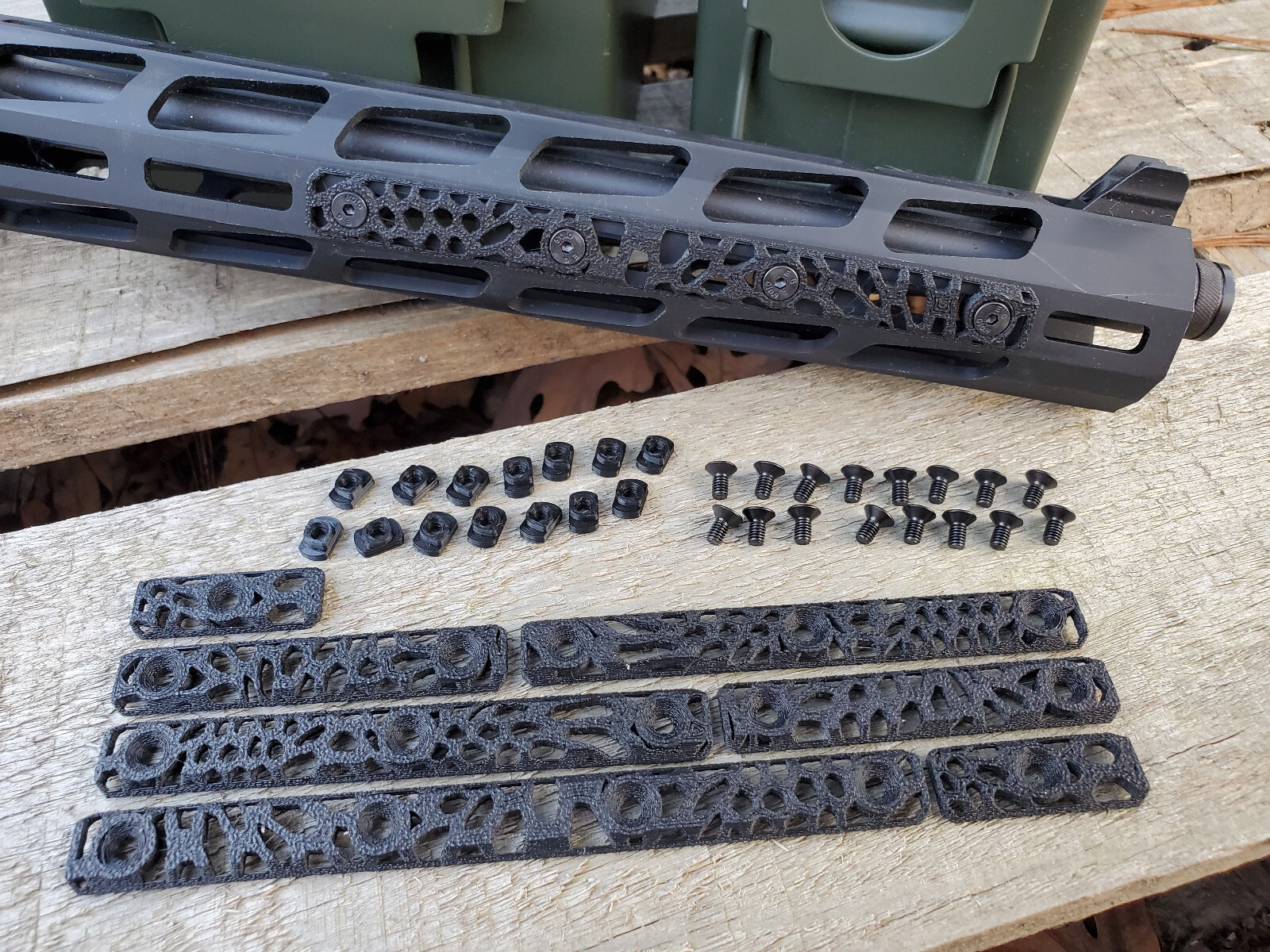 Kryptek Style Assorted Size M-LOK MLOK Handguard Rail Slot Cover - w ...