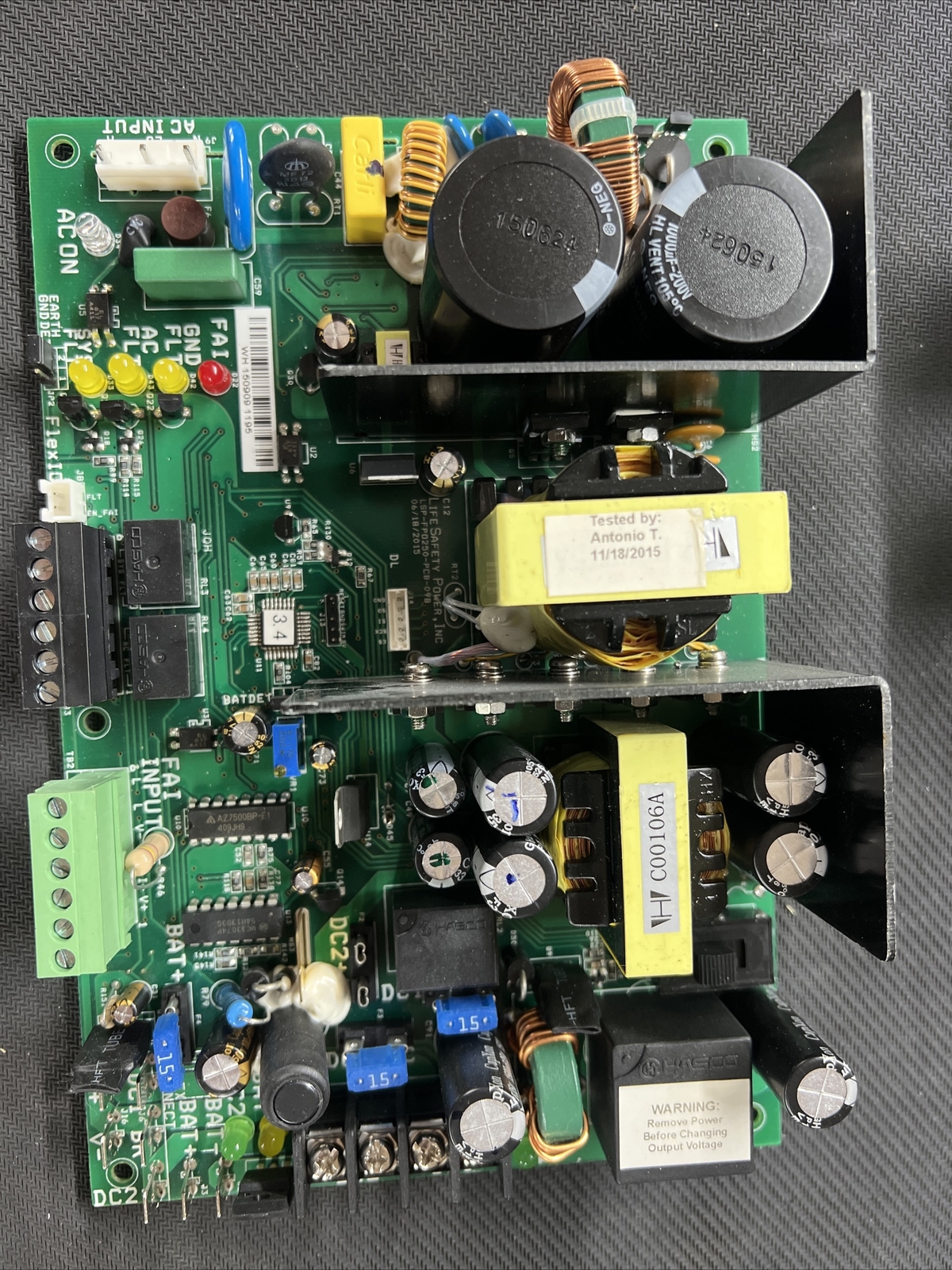 LifeSafety LSP-FPO250 LSP-FP0250 FlexPower Power Supply / Charger ...