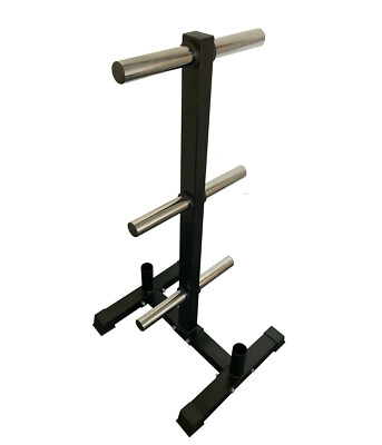 Bumper Plate Tree & Bar Stand Commercial 2" Olympic Weight Rack - FXR ...